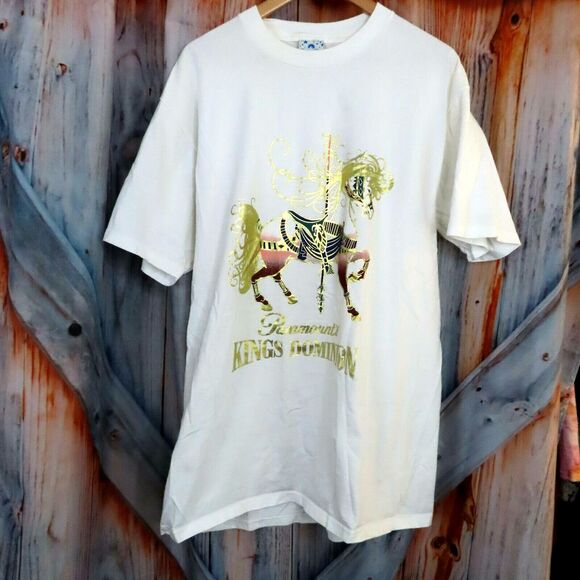 Paramour | Shirts | Paramount Parks Vintage 994 Kings Dominion White ...